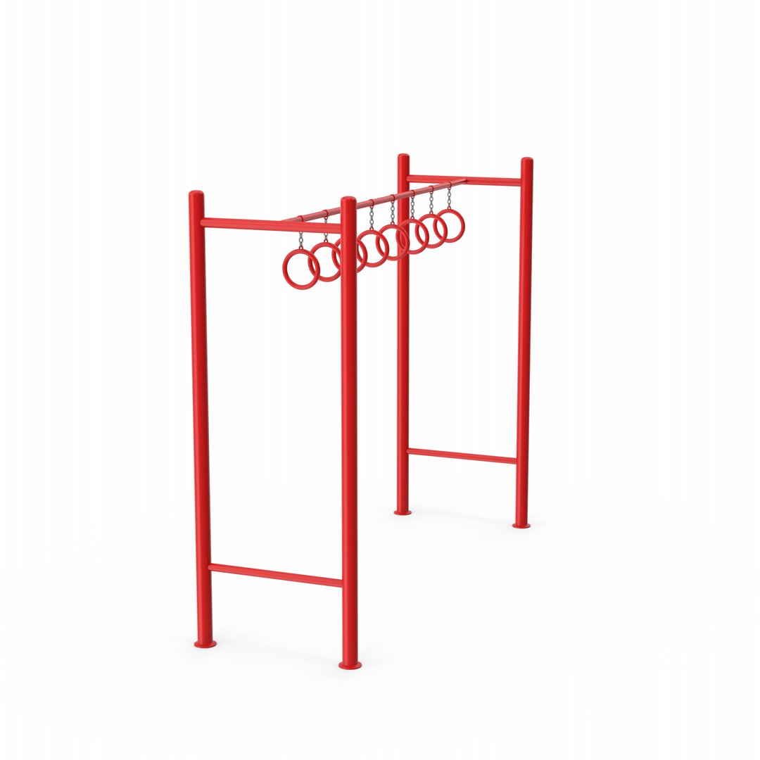 Red Playground Climber 3D model - TurboSquid 2182281
