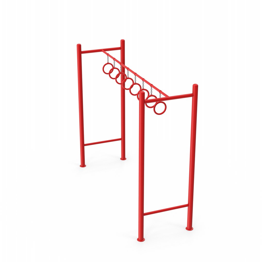 Red Playground Climber 3D model - TurboSquid 2182281
