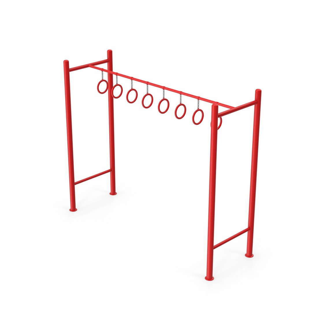Red Playground Climber 3D model - TurboSquid 2182281