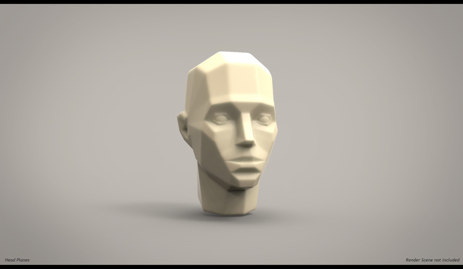 3d Model Planes Head Anatomy