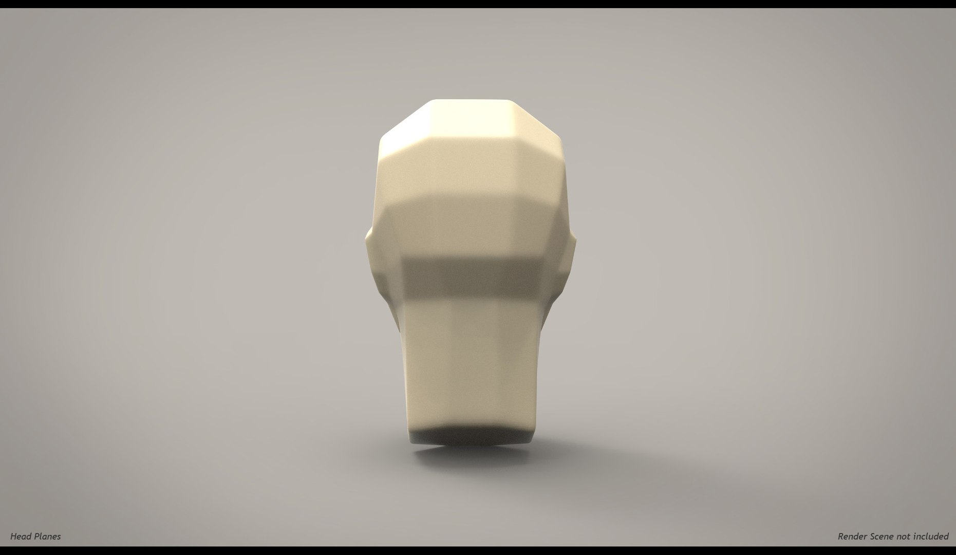 3d Model Planes Head Anatomy