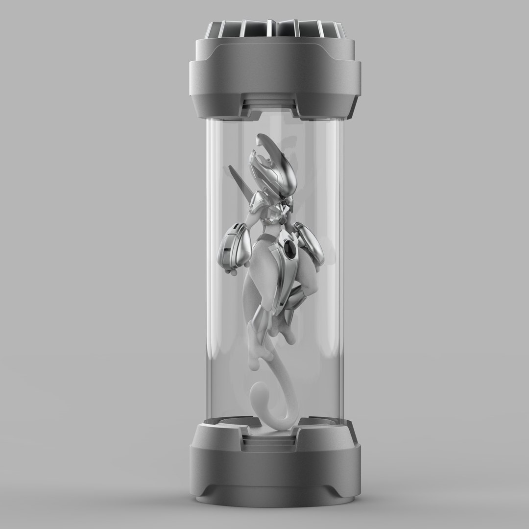 Cyber Mewtwo On Birth Chamber Capsule 3D Model - TurboSquid 2006226