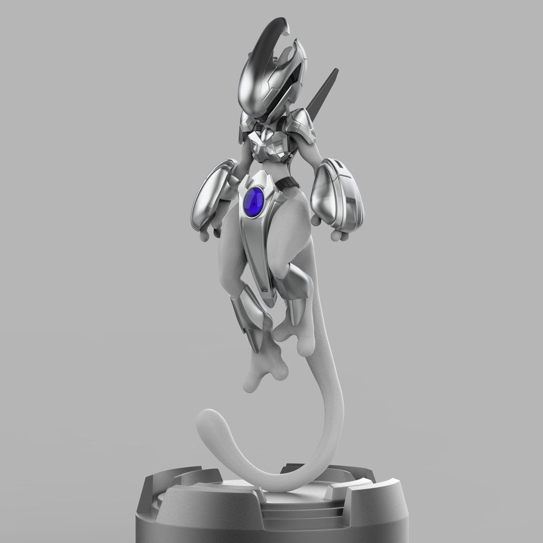 Cyber Mewtwo On Birth Chamber Capsule 3D Model - TurboSquid 2006226