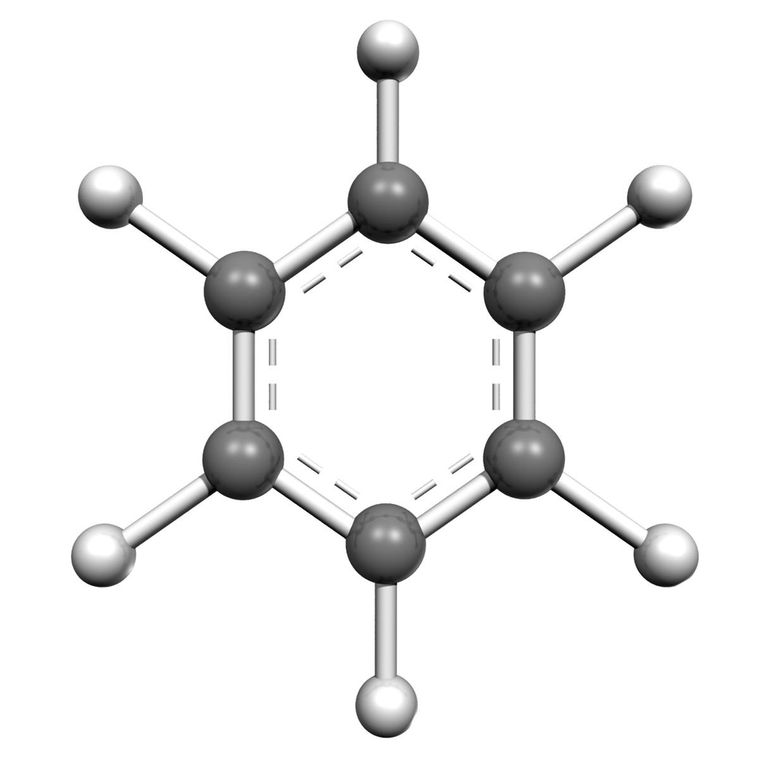 3d c6h6 model