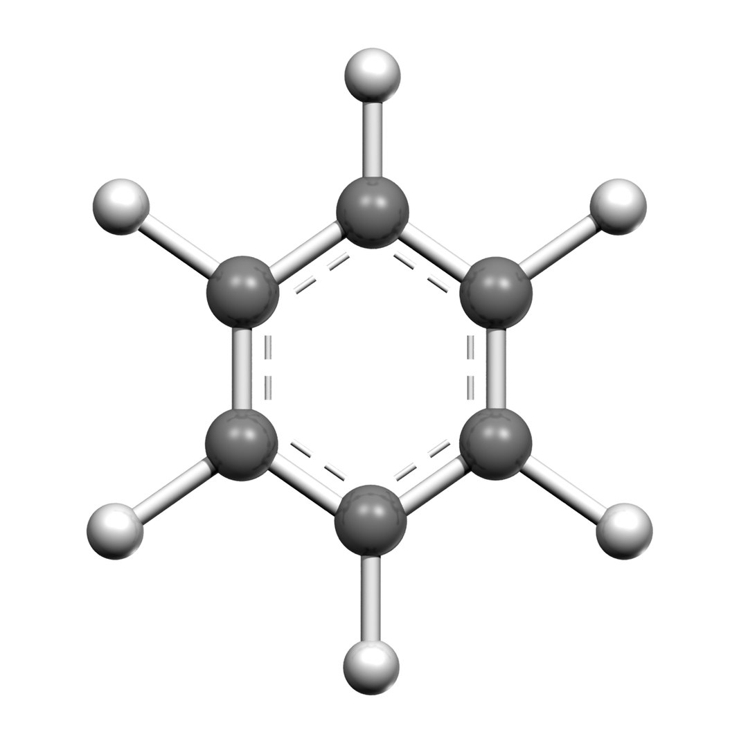 3d c6h6 model