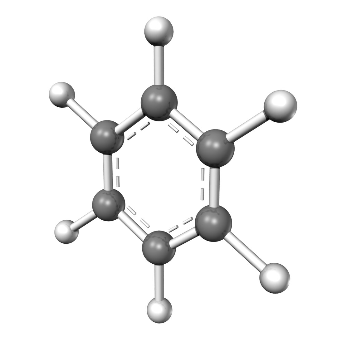 3d c6h6 model