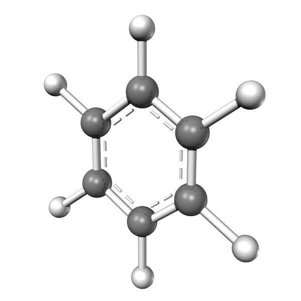3d c6h6 model