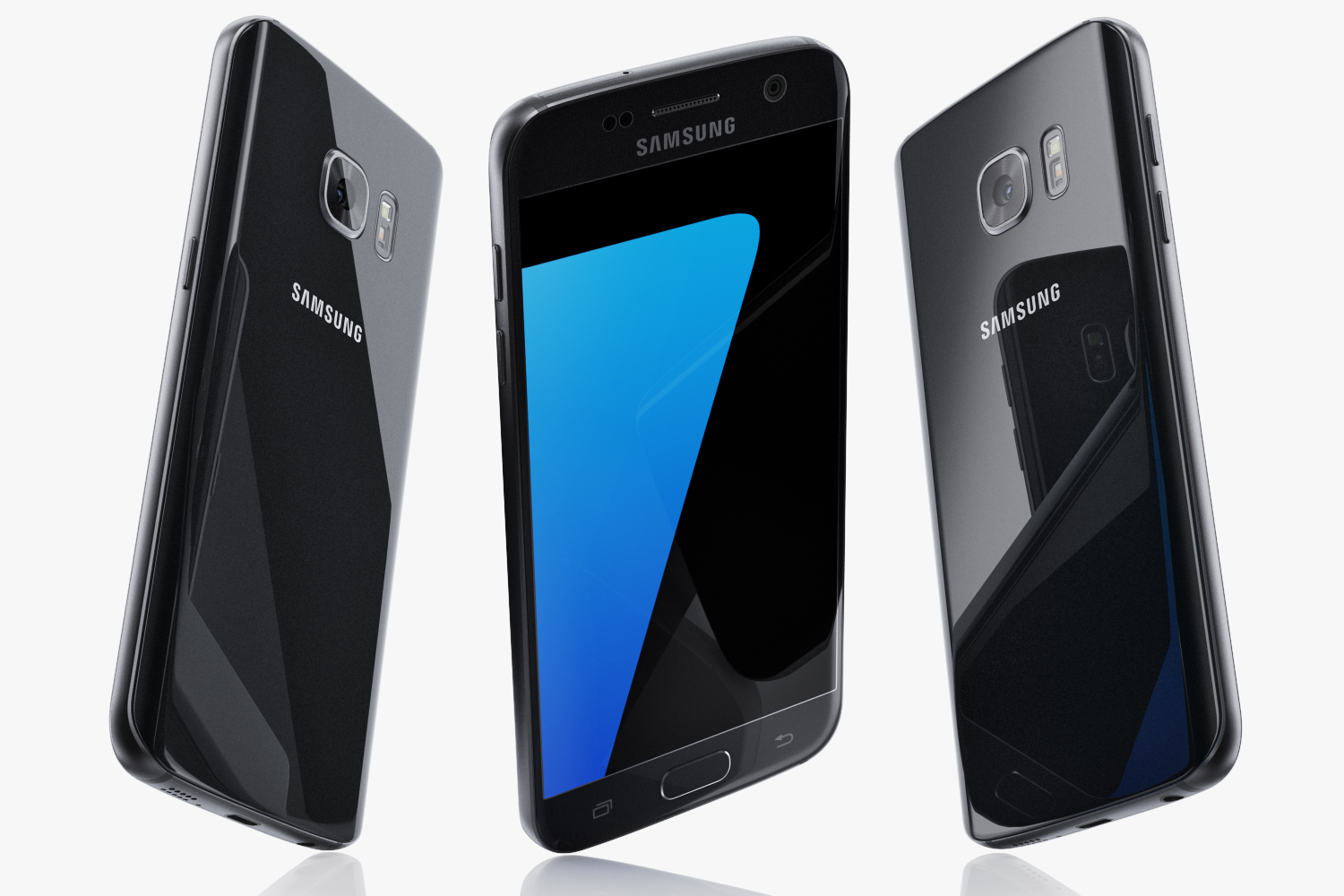 samsung galaxy s7 colors 3d model