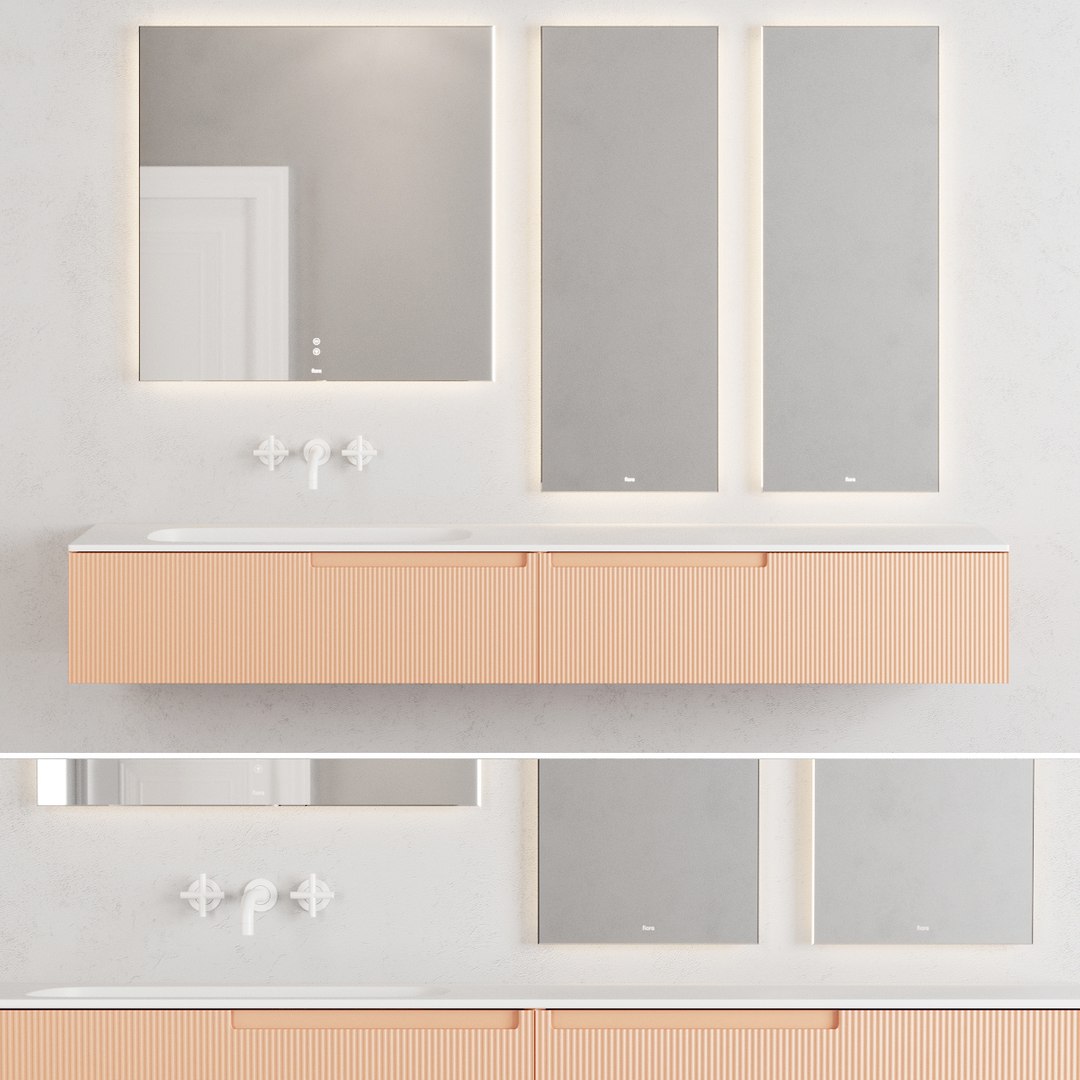 3D Synergy Vanity Unit - TurboSquid 1539043