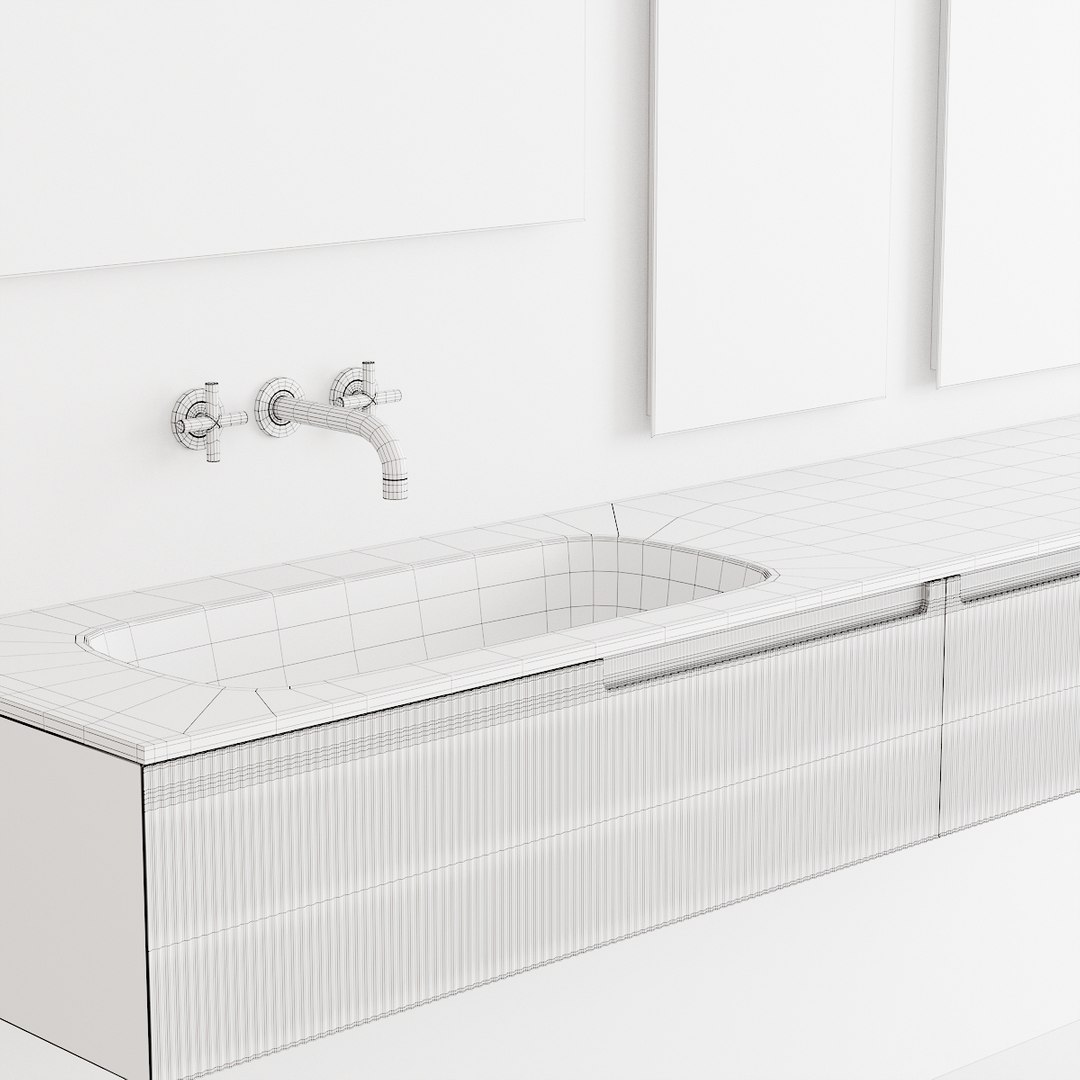 3D Synergy Vanity Unit - TurboSquid 1539043