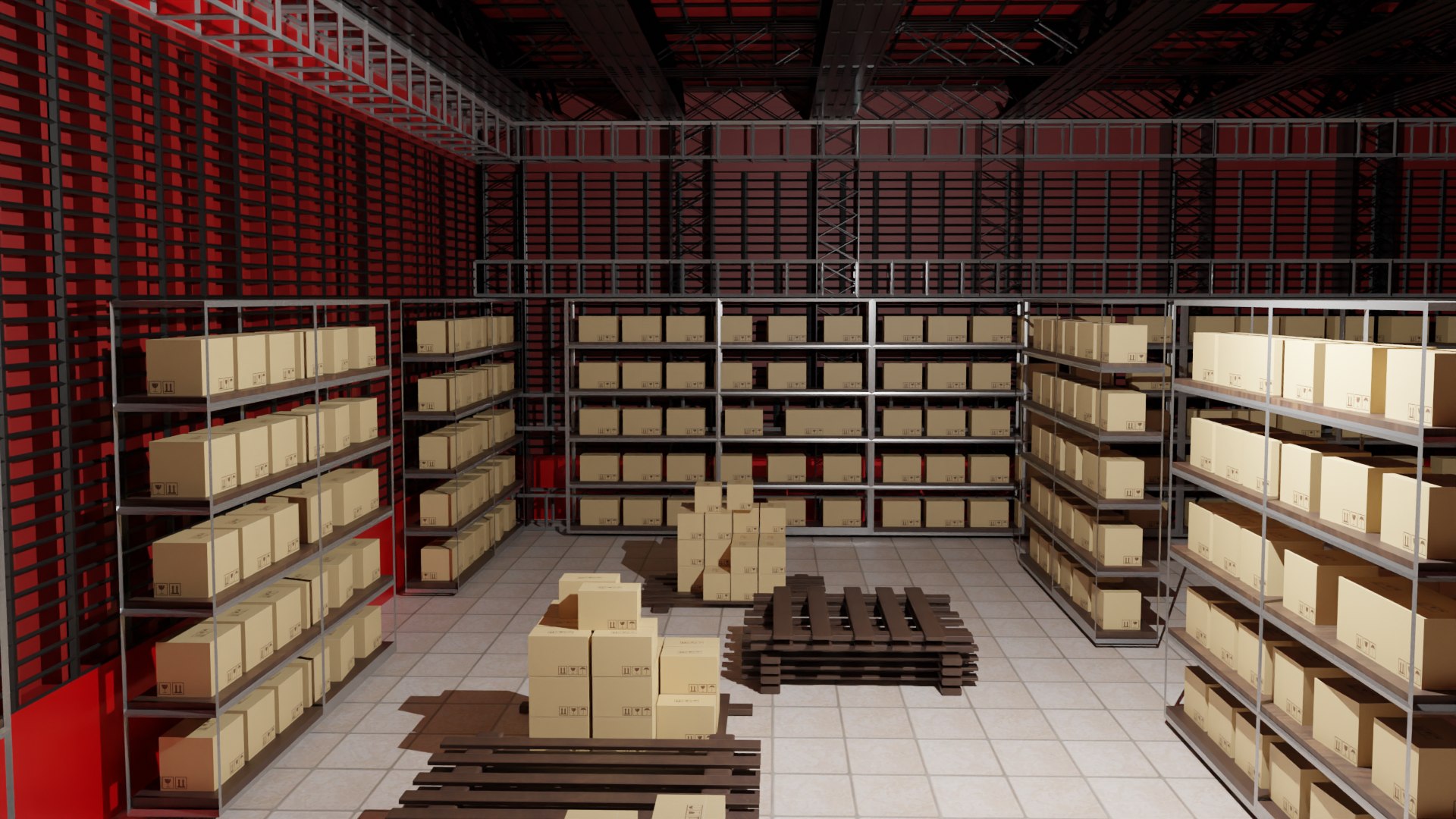 Warehouse Interior 3D Model - TurboSquid 2161022
