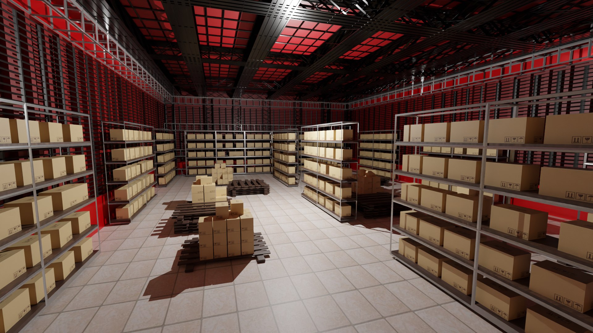 Warehouse Interior 3D Model - TurboSquid 2161022
