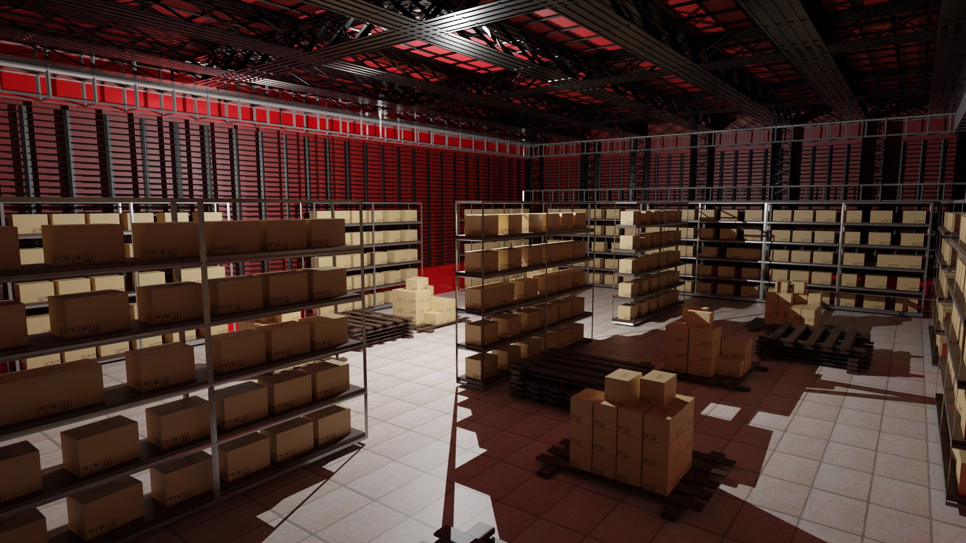 Warehouse Interior 3D Model - TurboSquid 2161022