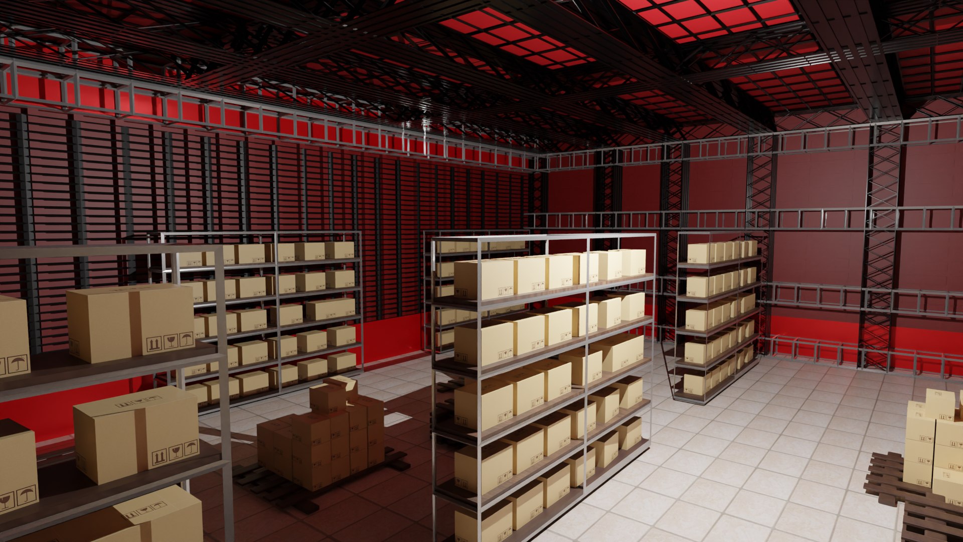 Warehouse Interior 3D Model - TurboSquid 2161022