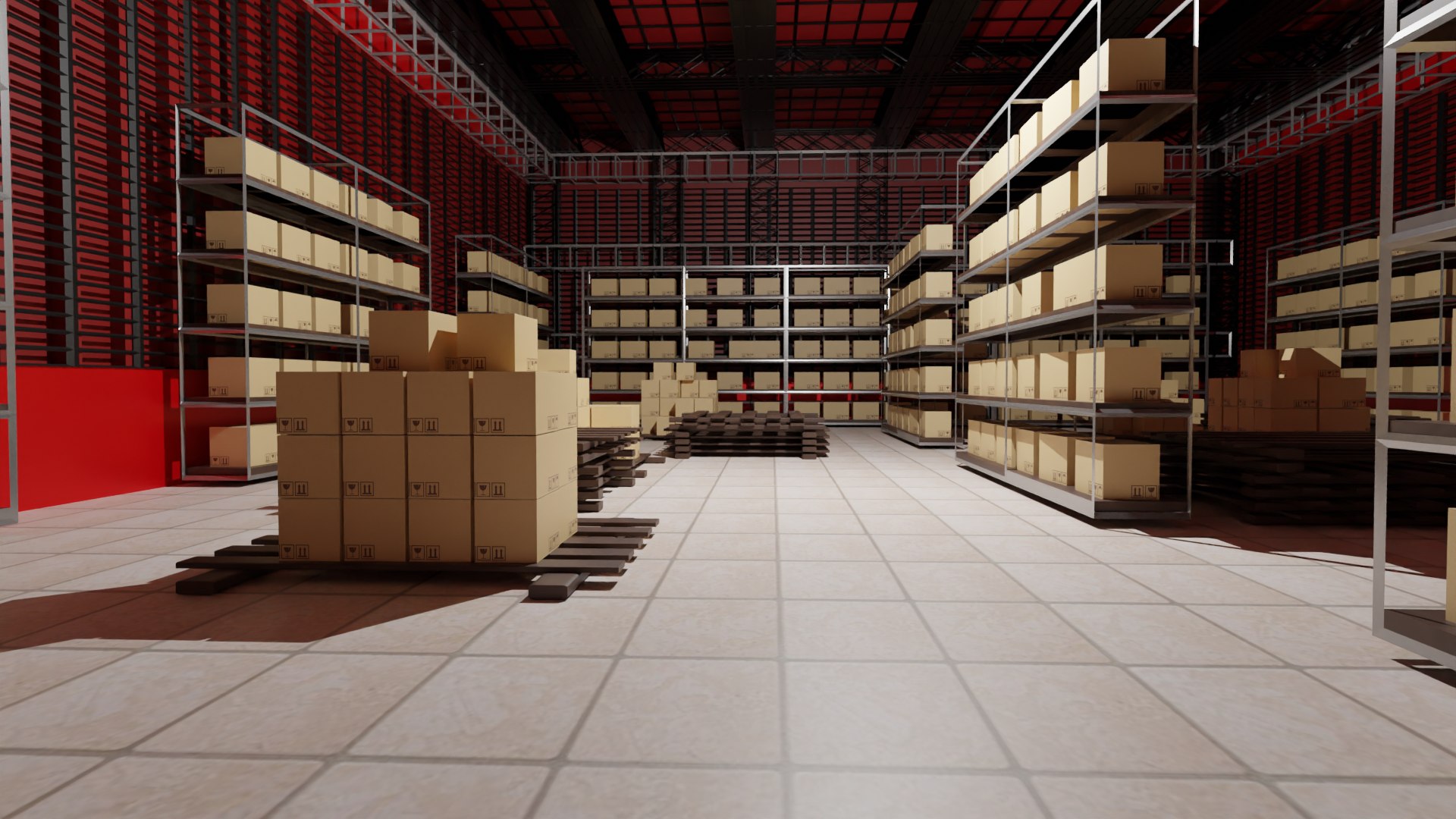 Warehouse Interior 3D Model - TurboSquid 2161022