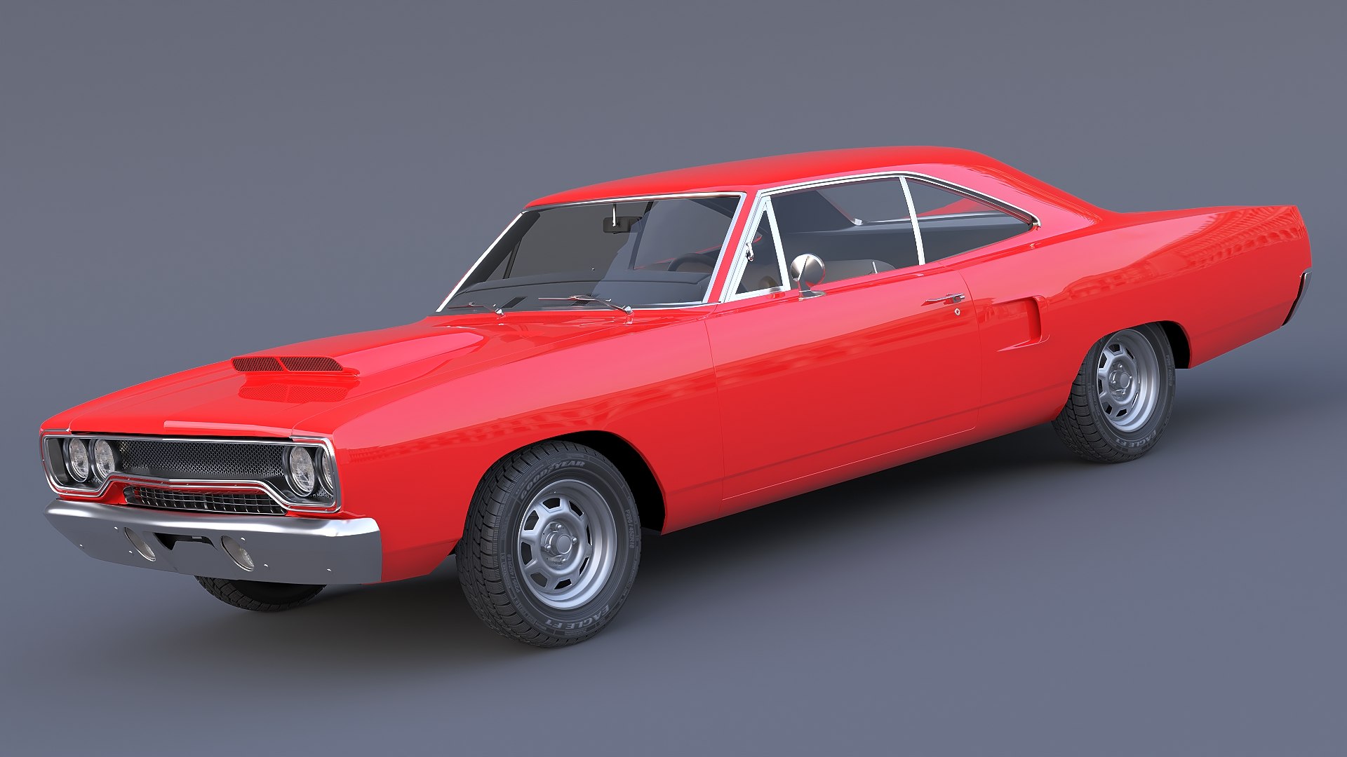 3D 1970 Plymouth Road Runner - TurboSquid 2519448