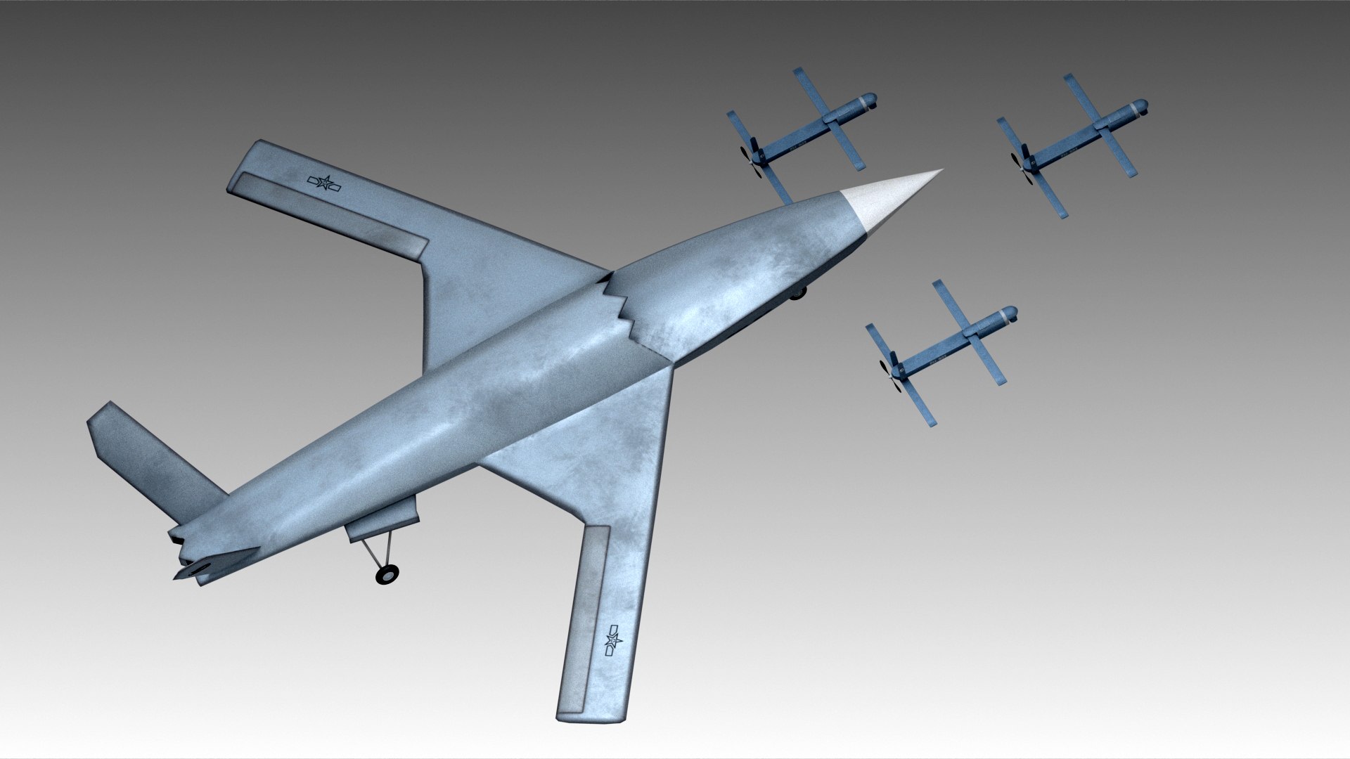 3D FH-97 And FH-901 Model - TurboSquid 2147602