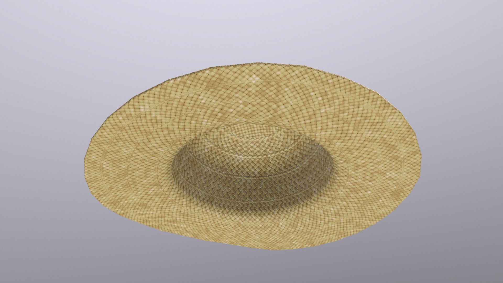 Straw Hat 3D Model - TurboSquid 1609209