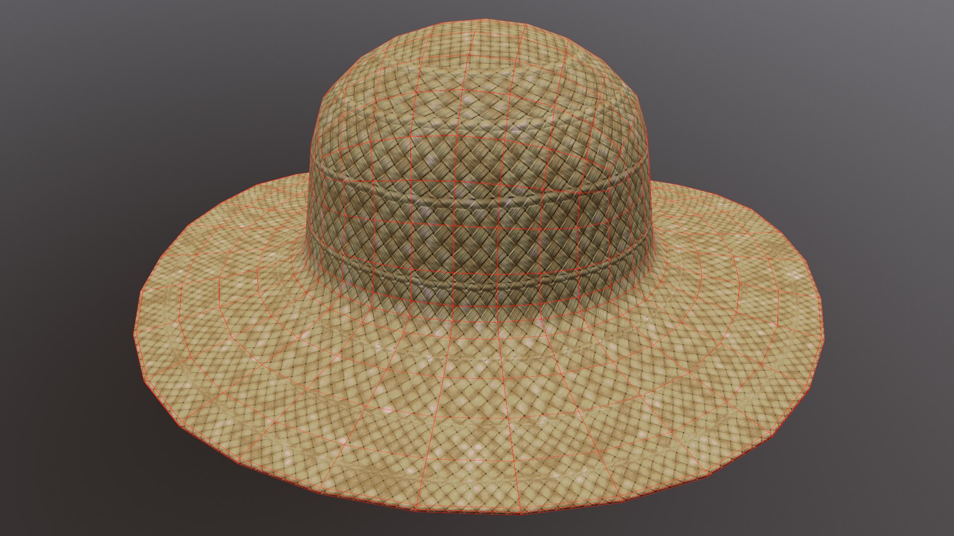 Straw Hat 3D Model - TurboSquid 1609209