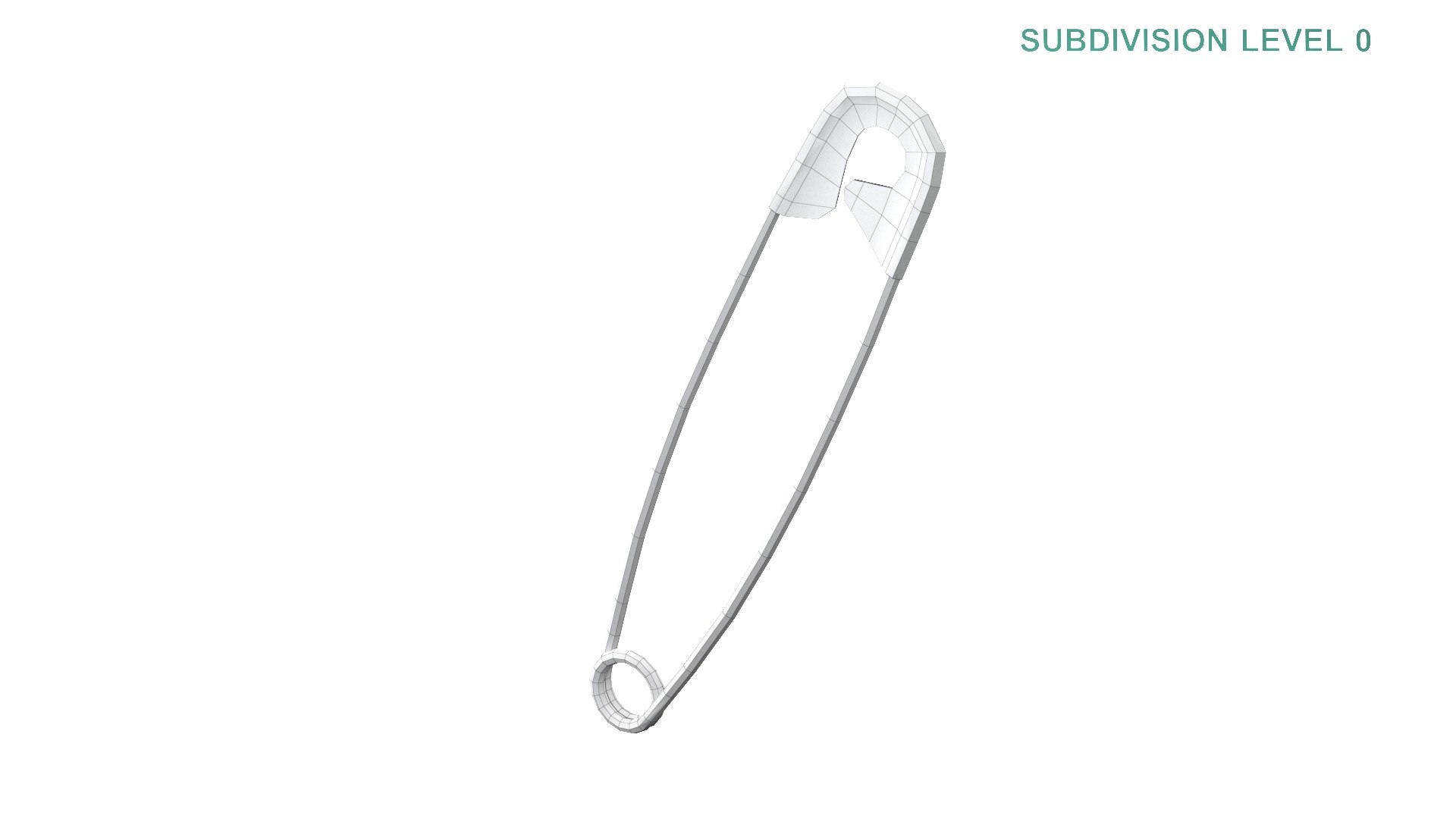 Safety Pin 3D Model - TurboSquid 1752911