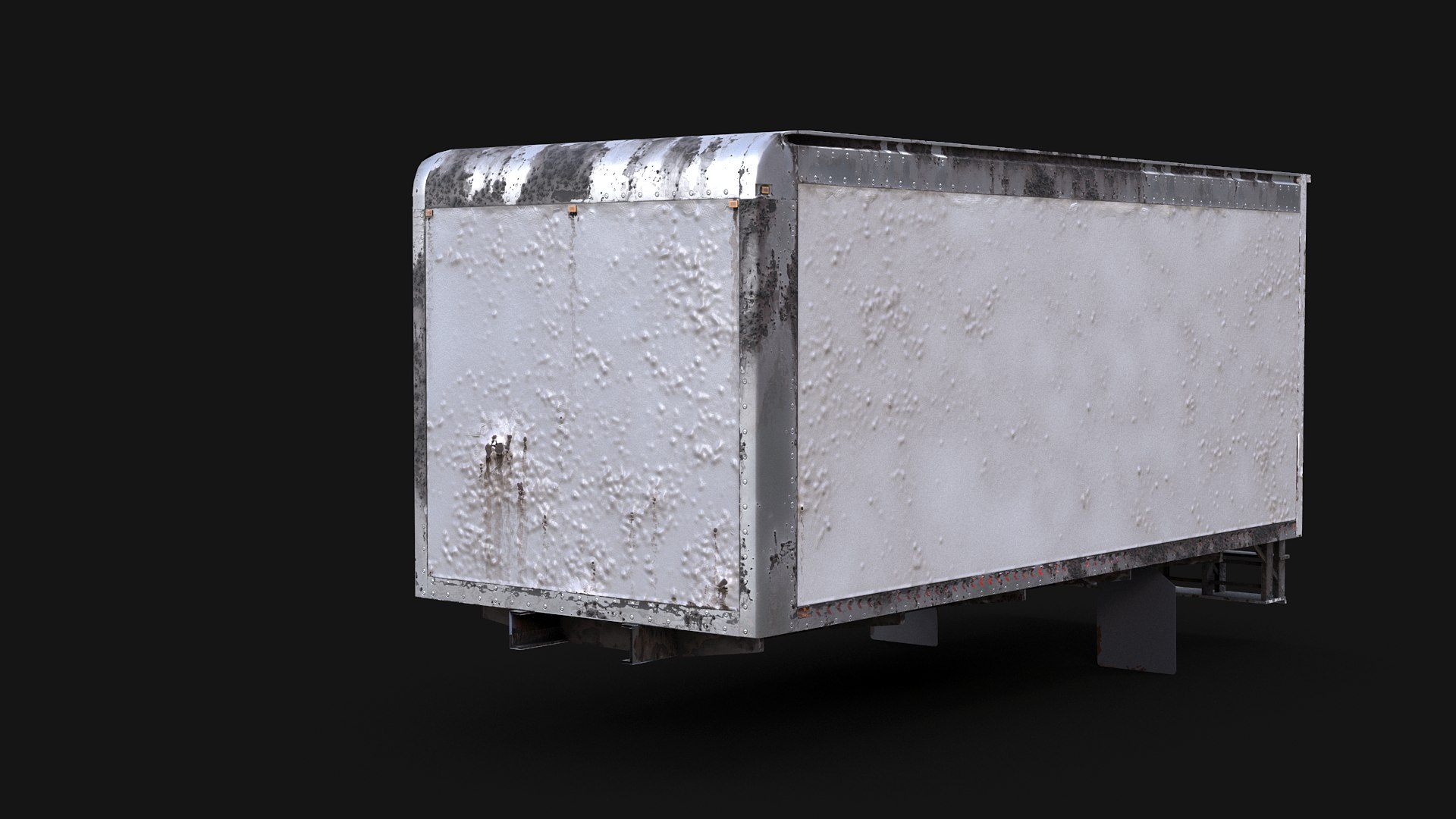Rusted US Box Truck Body 3D - TurboSquid 2040372
