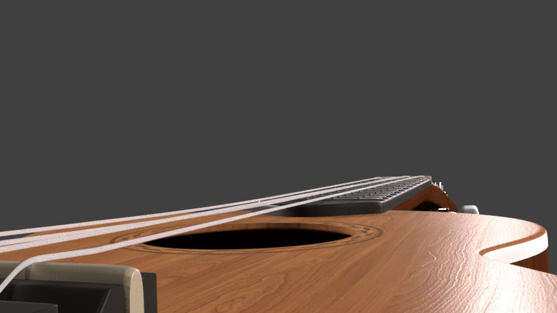3d Ukulele Model