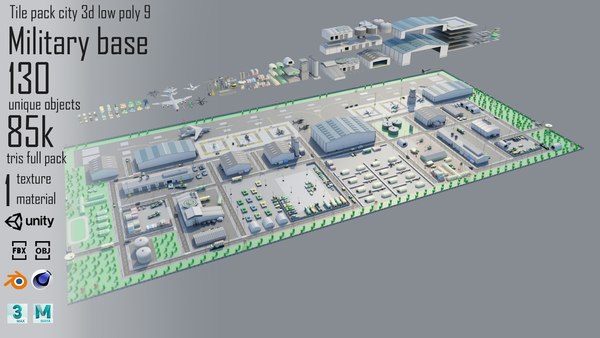 Pack city 9 military model - TurboSquid 1701492