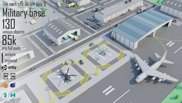 military tent 3d obj