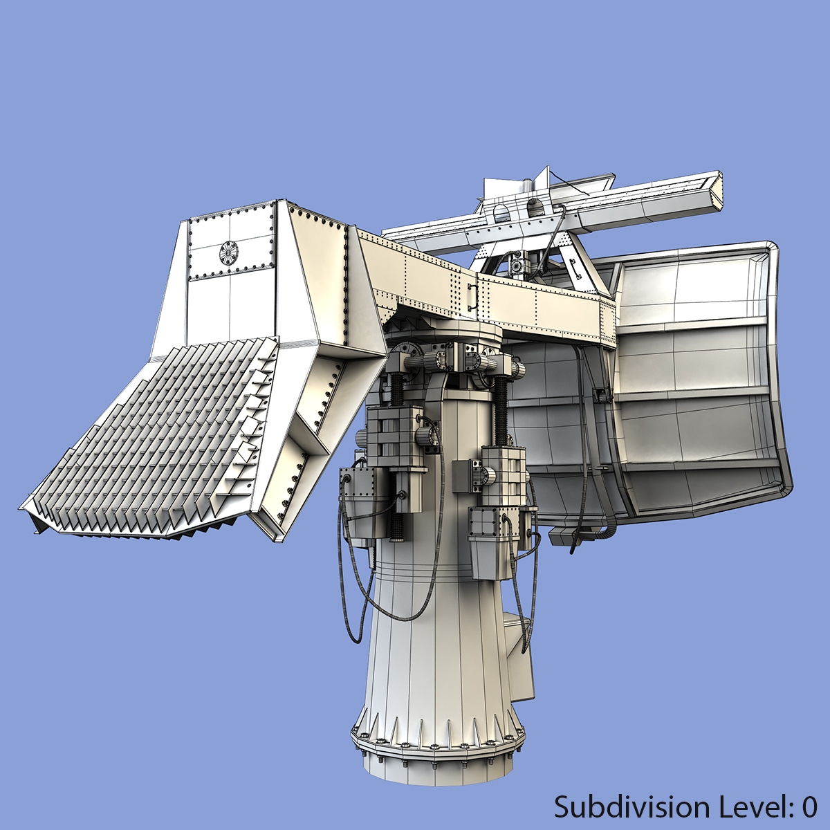 radar 3d model