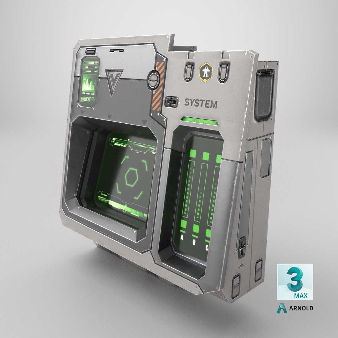 3D Sci Fi Scanner Display - TurboSquid 2107197