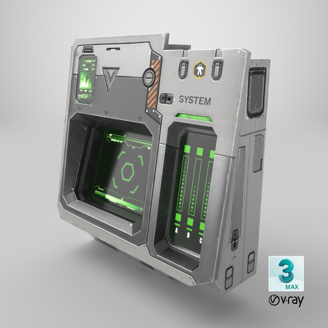 3D Sci Fi Scanner Display - TurboSquid 2107197