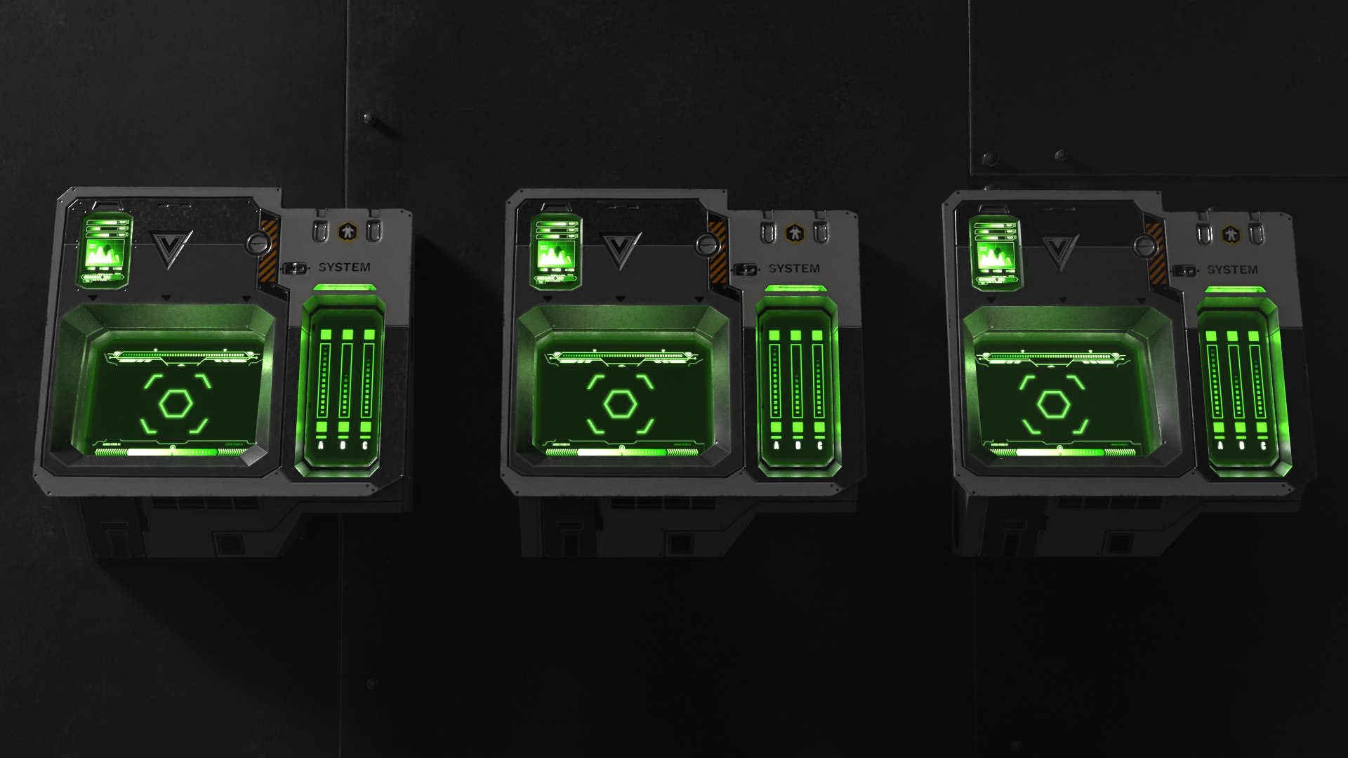 3D Sci Fi Scanner Display - TurboSquid 2107197