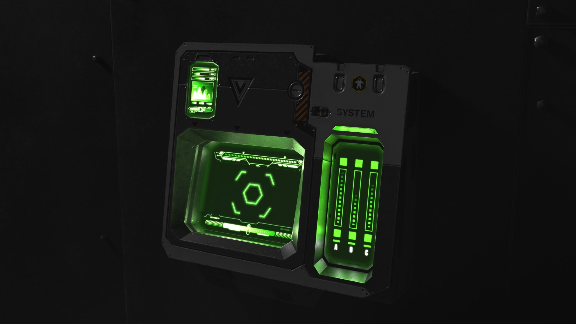 3D Sci Fi Scanner Display - TurboSquid 2107197