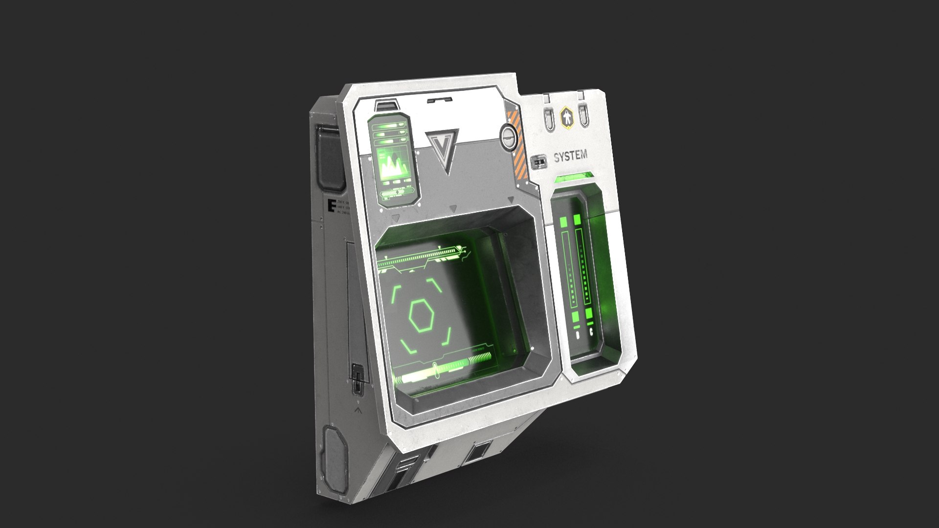 3D Sci Fi Scanner Display - TurboSquid 2107197