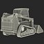 Max Compact Tracked Loader Rigged