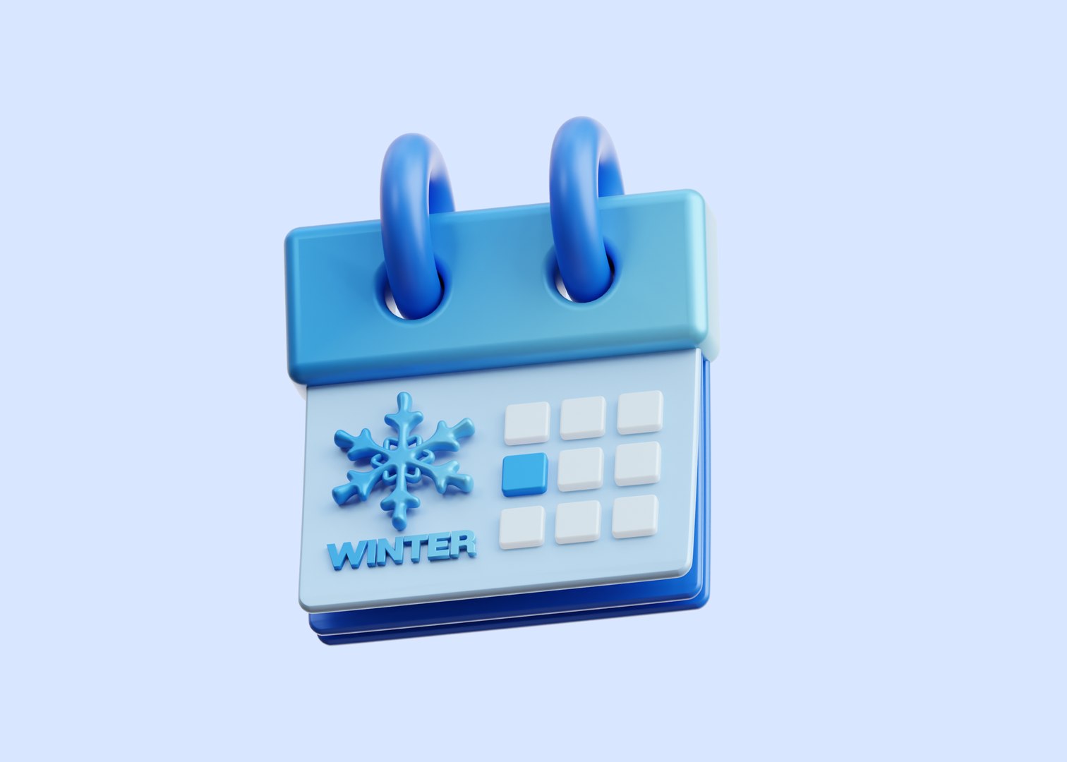 3D Winter Season 3D Illustration Model - TurboSquid 2230186