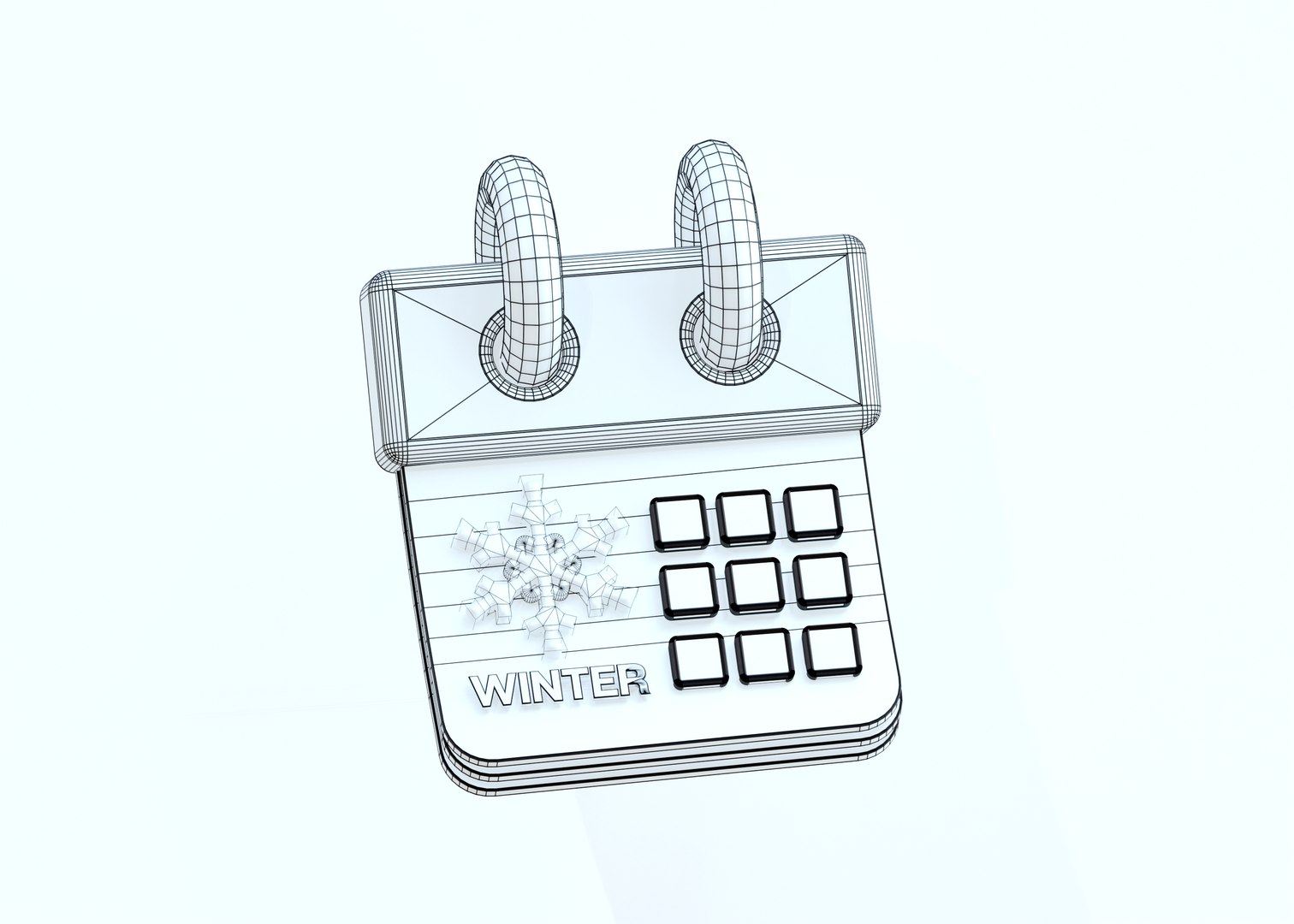 3D Winter Season 3D Illustration Model - TurboSquid 2230186