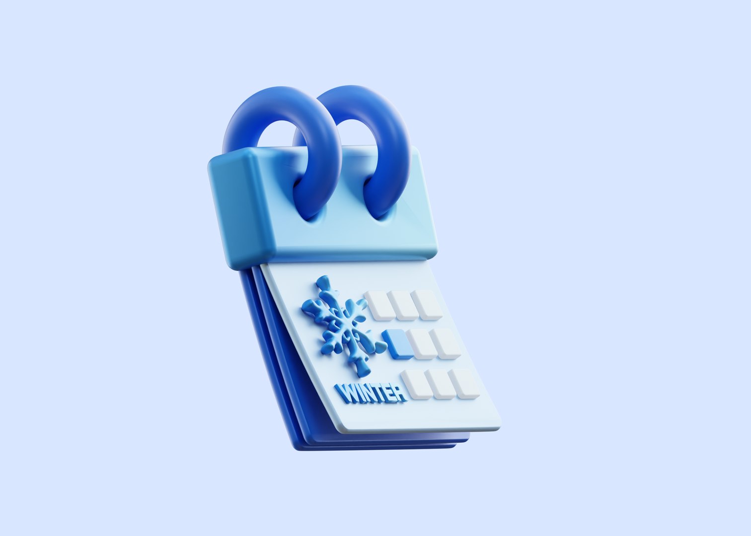 3D Winter Season 3D Illustration Model - TurboSquid 2230186