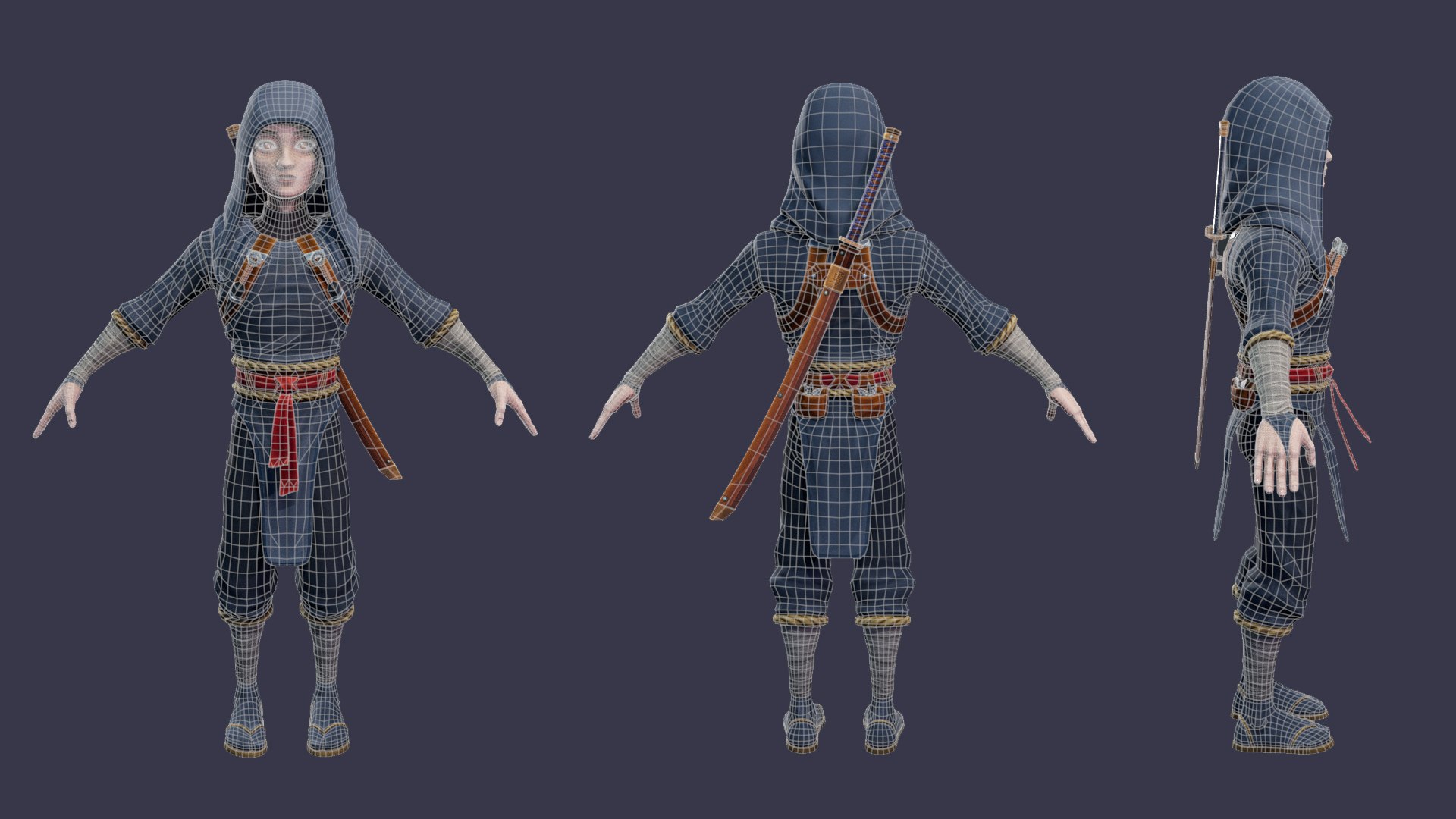 Ninja Assassin 3D Model - TurboSquid 2381790