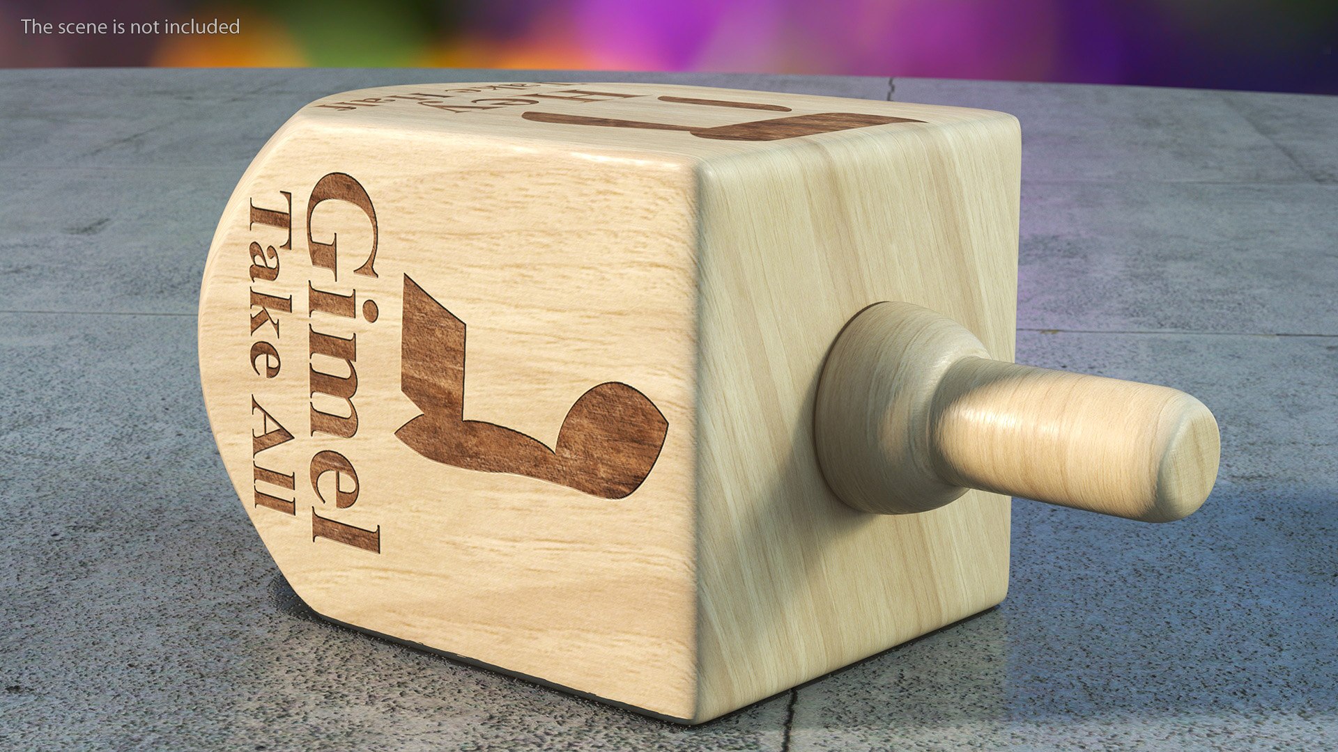 3D Carved Dreidel Model - TurboSquid 2051165