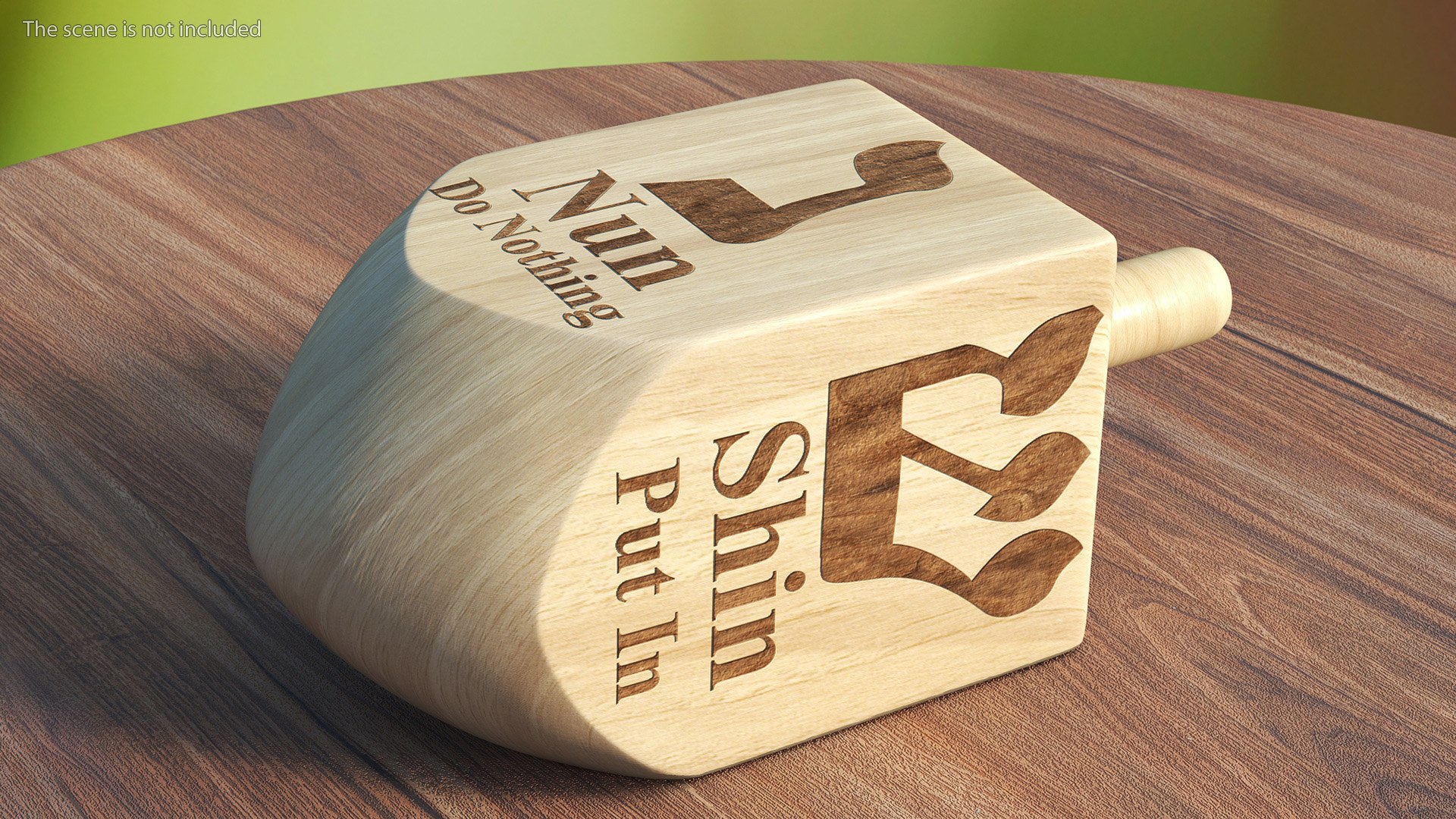 3D Carved Dreidel Model - TurboSquid 2051165