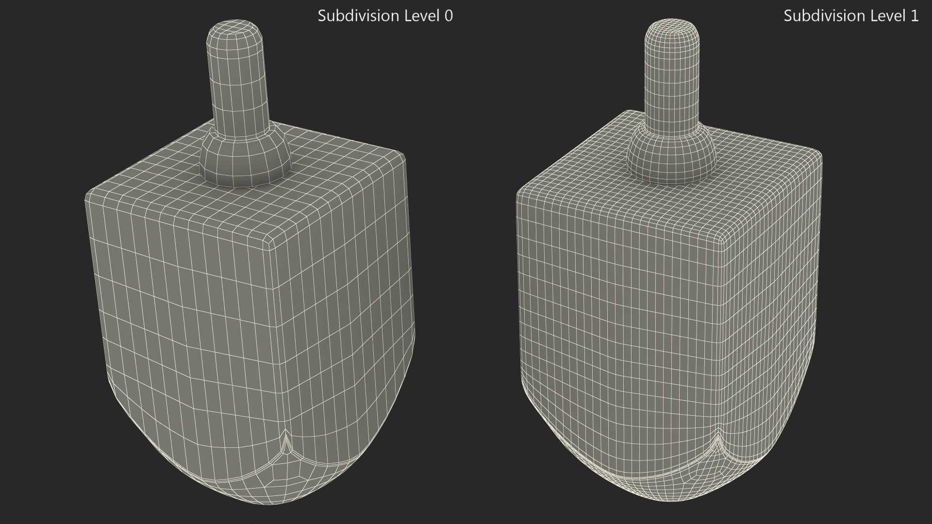 3D Carved Dreidel Model - TurboSquid 2051165