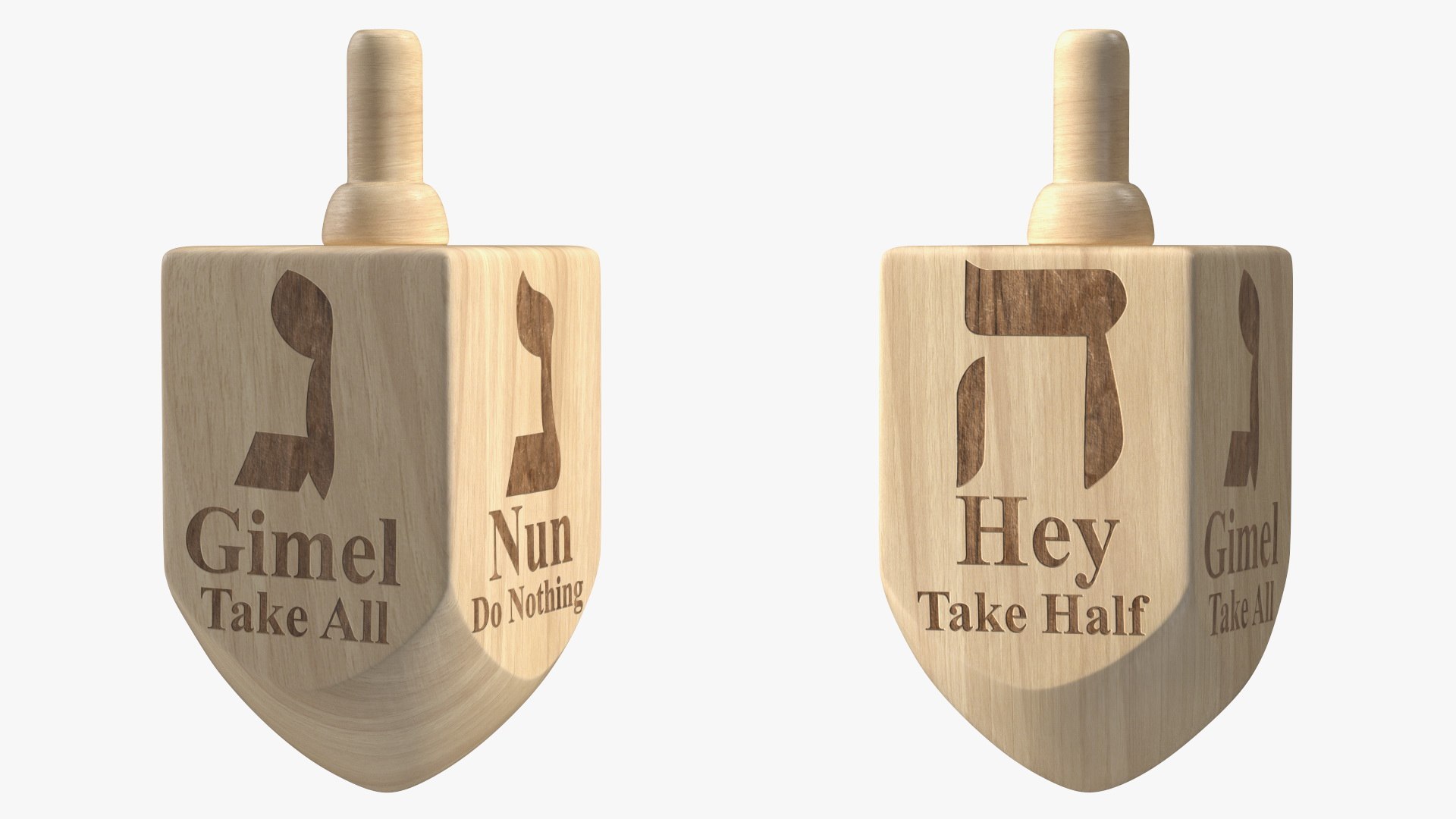 3D Carved Dreidel Model - TurboSquid 2051165
