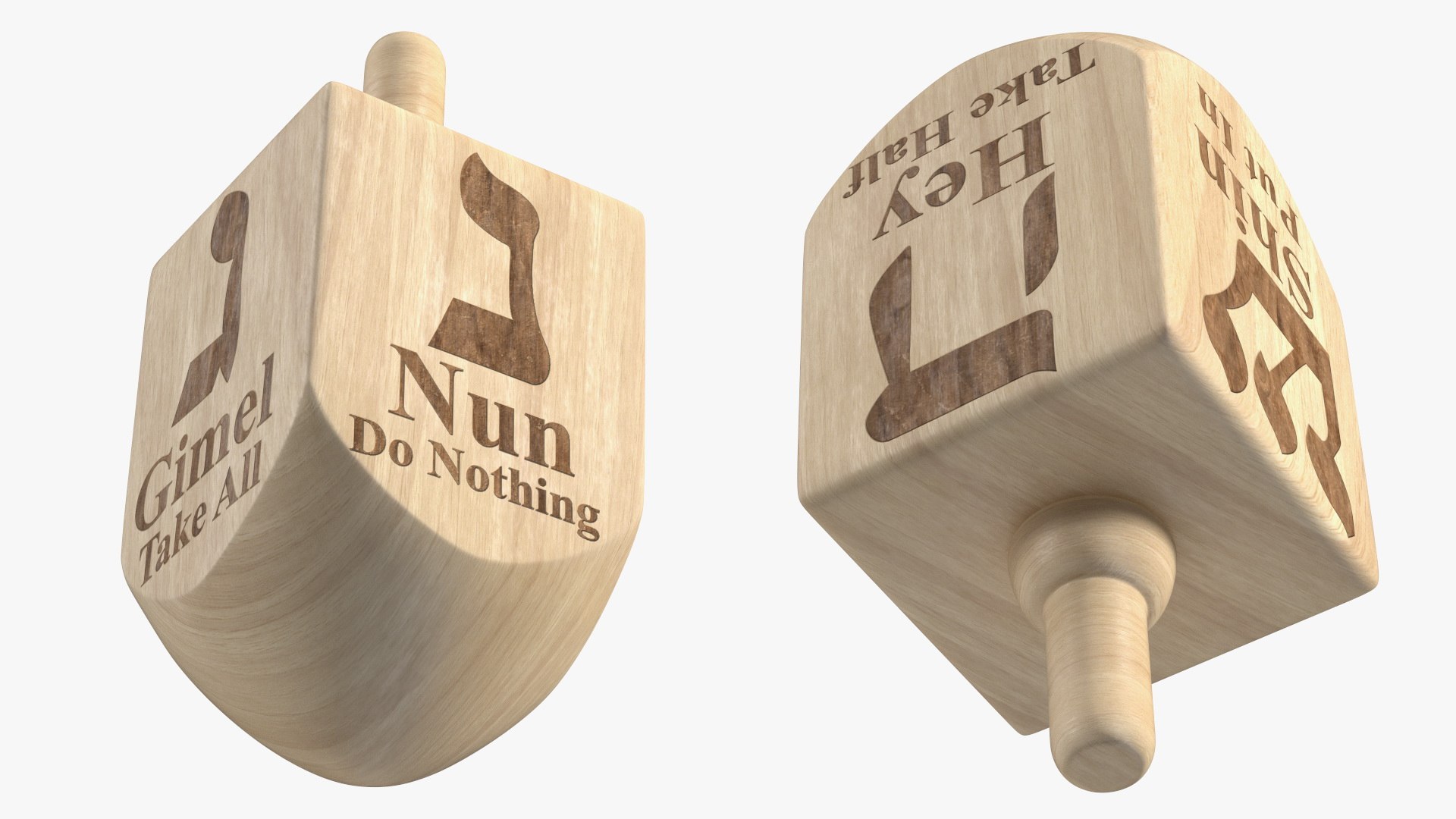 3D Carved Dreidel Model - TurboSquid 2051165