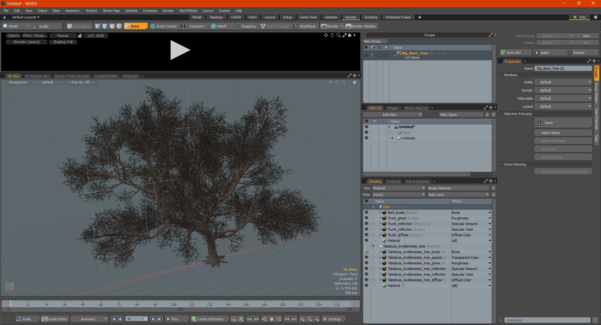 Big Bare Tree 3D model - TurboSquid 1726033