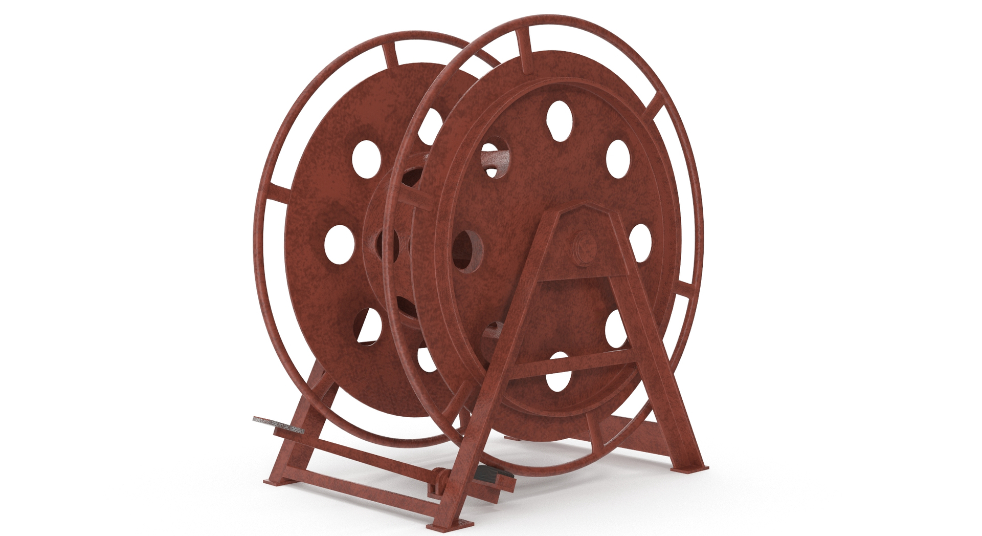 Mooring rope reel dirt model - TurboSquid 1669673