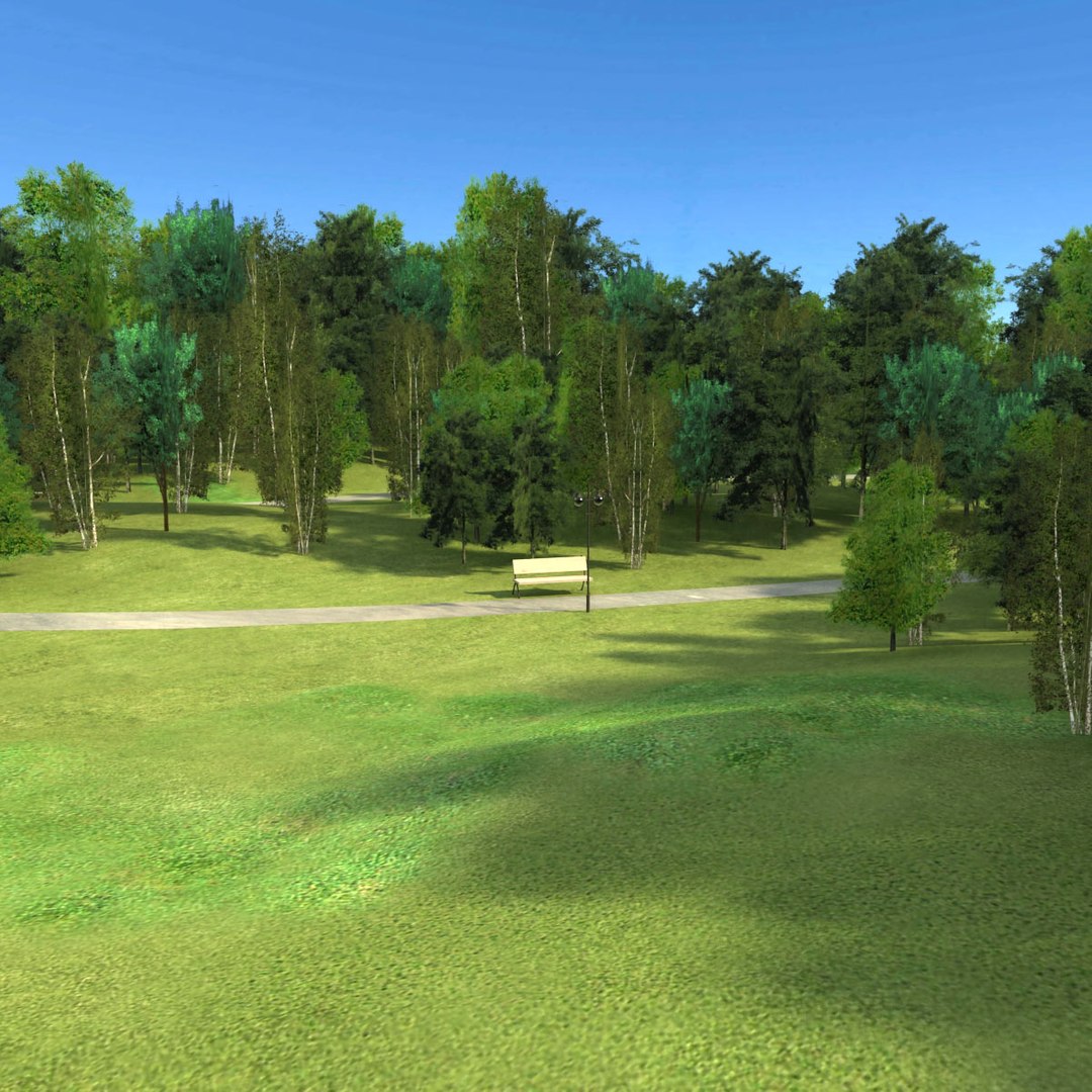 Max Park Scene Block Trees