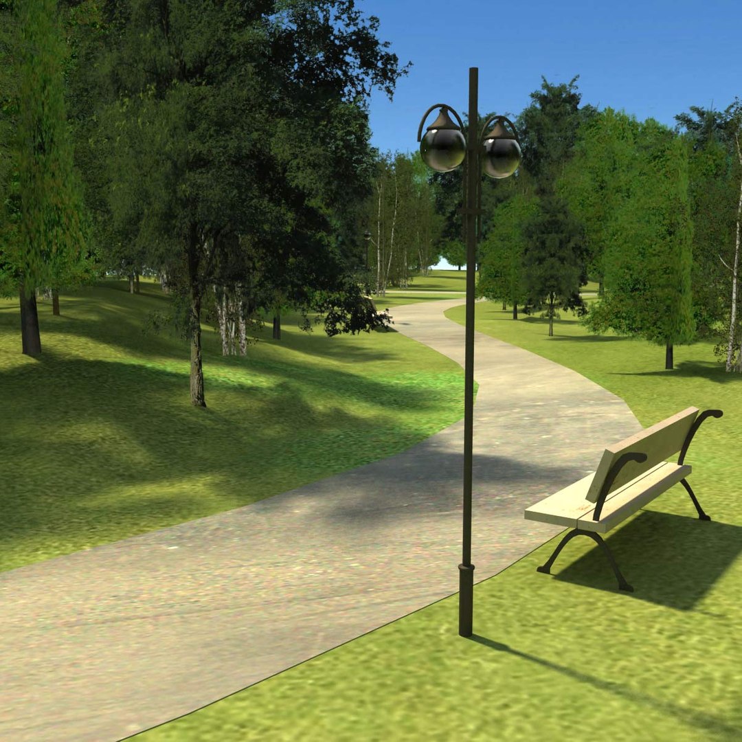 Max Park Scene Block Trees