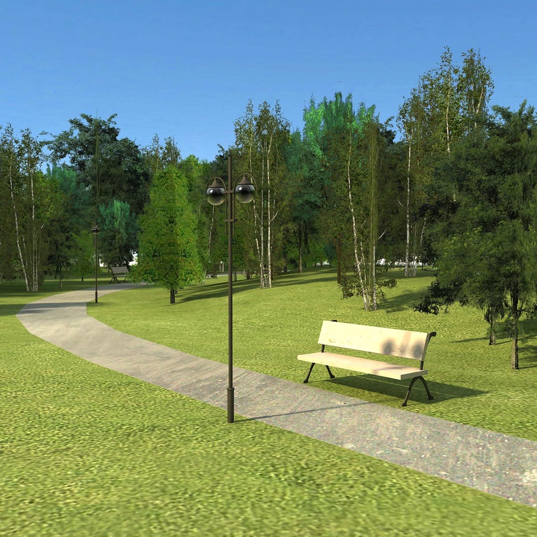 Max Park Scene Block Trees