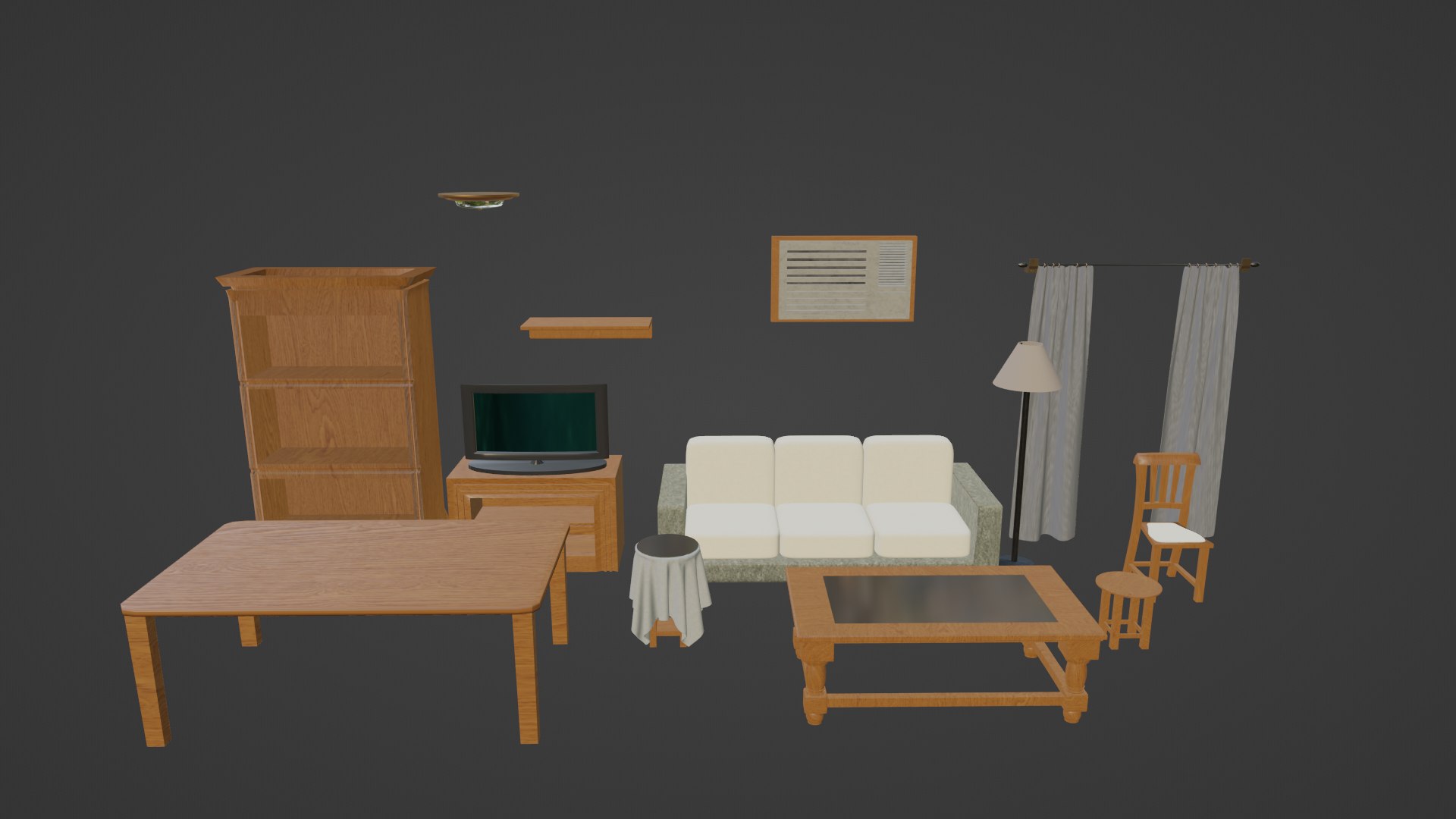 LivingRoom 3D model - TurboSquid 2164305